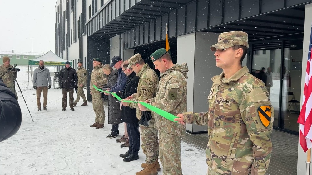 DVIDS - Video - Camp Herkus Ribbon-Cutting Ceremony B-Roll