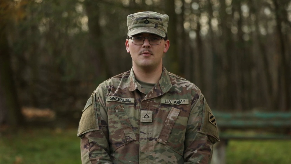DVIDS - Video - Dogface Soldier holiday shoutout - Pfc. Logan Greenlee