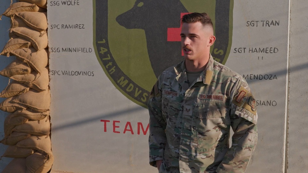 DVIDS - Video - 332nd ECES receives K9 TCCC training