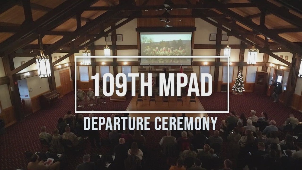 DVIDS - Video - 109th MPAD departure ceremony part 1