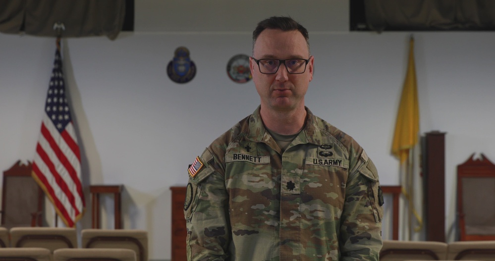 DVIDS - Video - Lt. Col. Adam Bennett Holiday Greeting