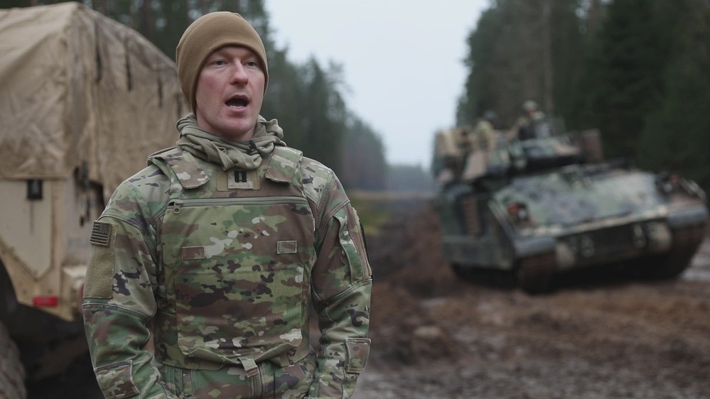 DVIDS - Video - 6-9 Cavalry Division M2A4 Bradley Gunnery Range