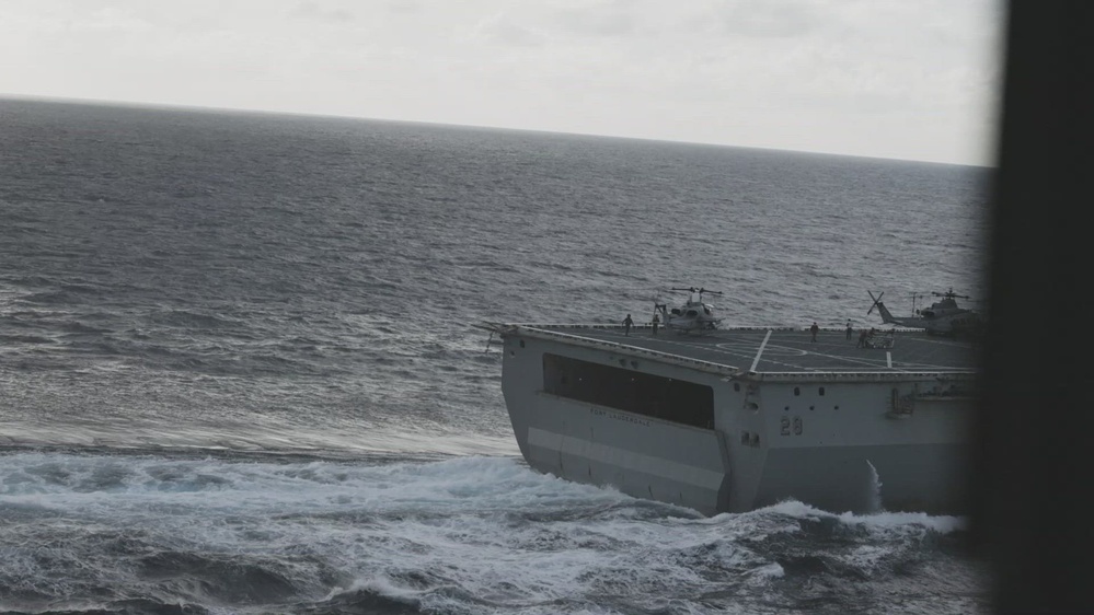 DVIDS - Video - 22nd MEU(SOC) | USS Fort Lauderdale VMM-263 Conducts an ...