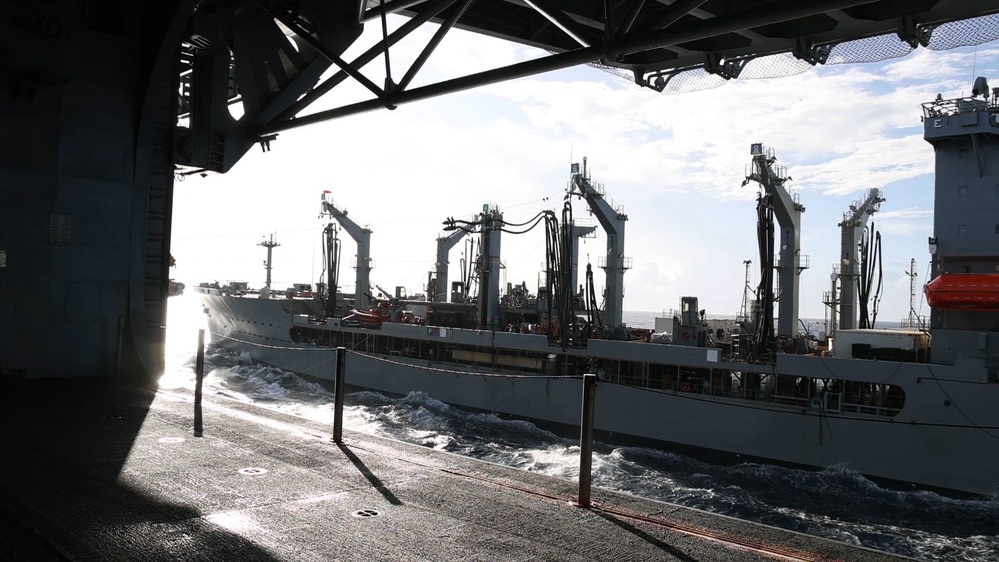 DVIDS - Video - 22nd MEU(SOC) | Replenishment at Sea during Deployment