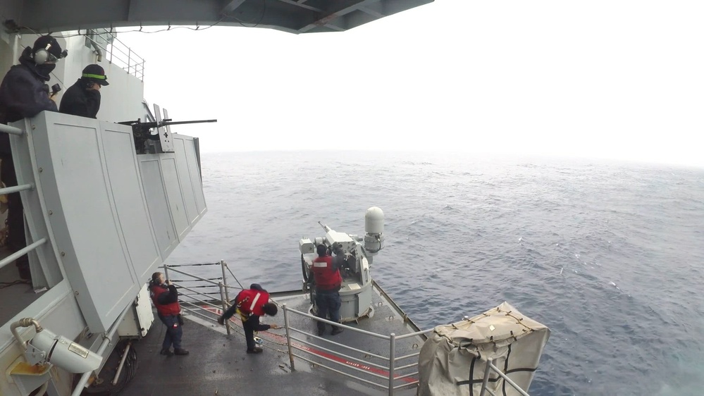 DVIDS - Video - Live-Fire Exercise aboard USS George H.W. Bush