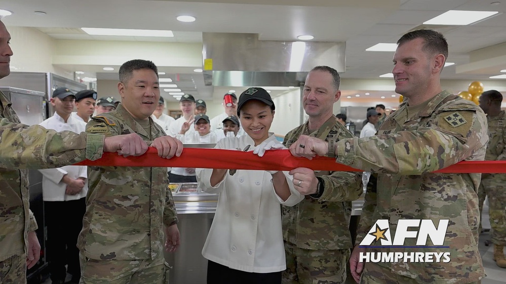 DVIDS - Video - Camp Hovey DFAC grand re-opening