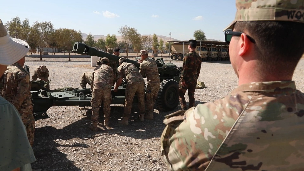 DVIDS - Video - 3rd SFAB Advises Peshmerga On The Use of Artillery