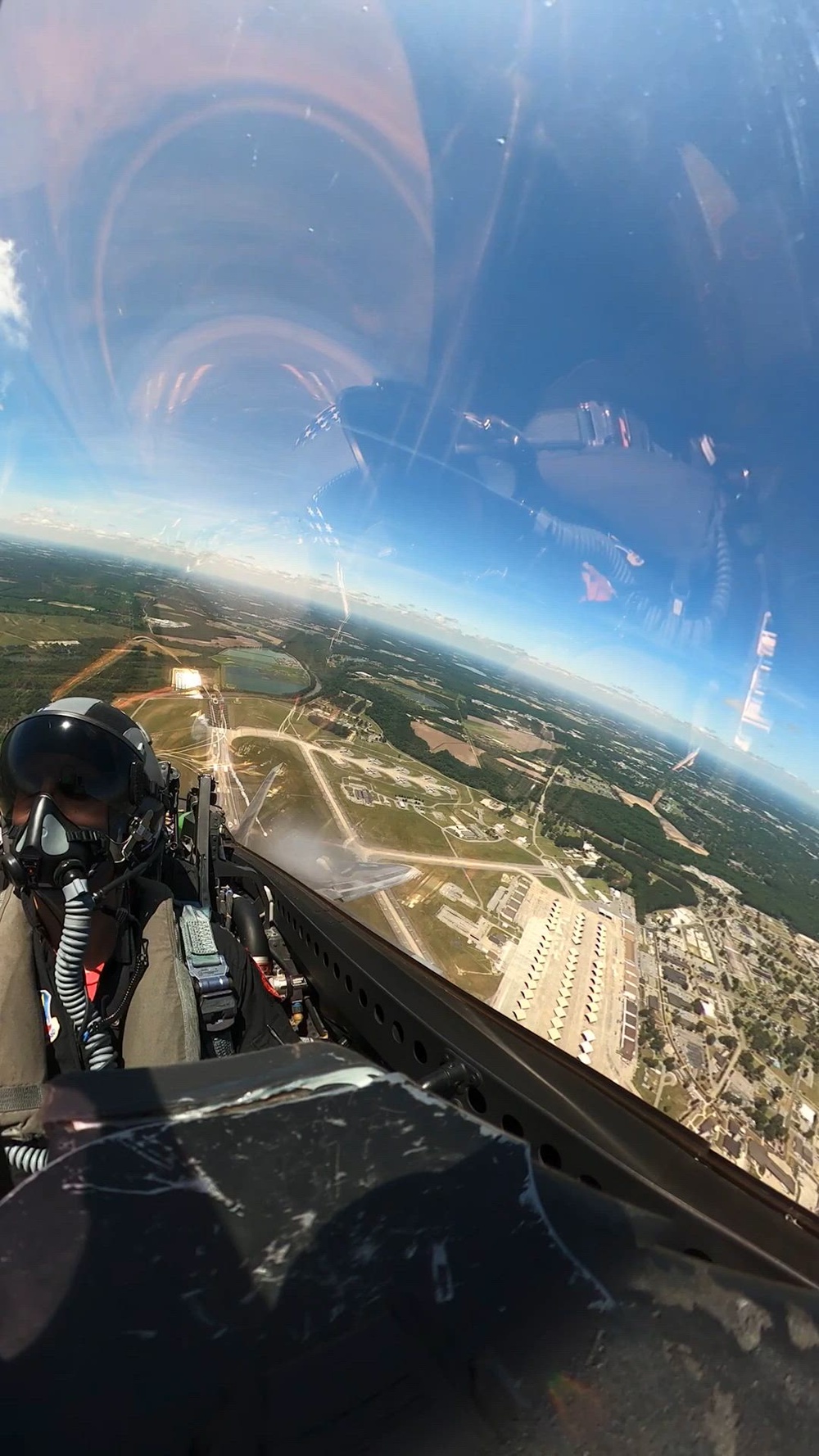 DVIDS - Video - F-22 Raptor Aerial Demonstration Team Cockpit B-Roll
