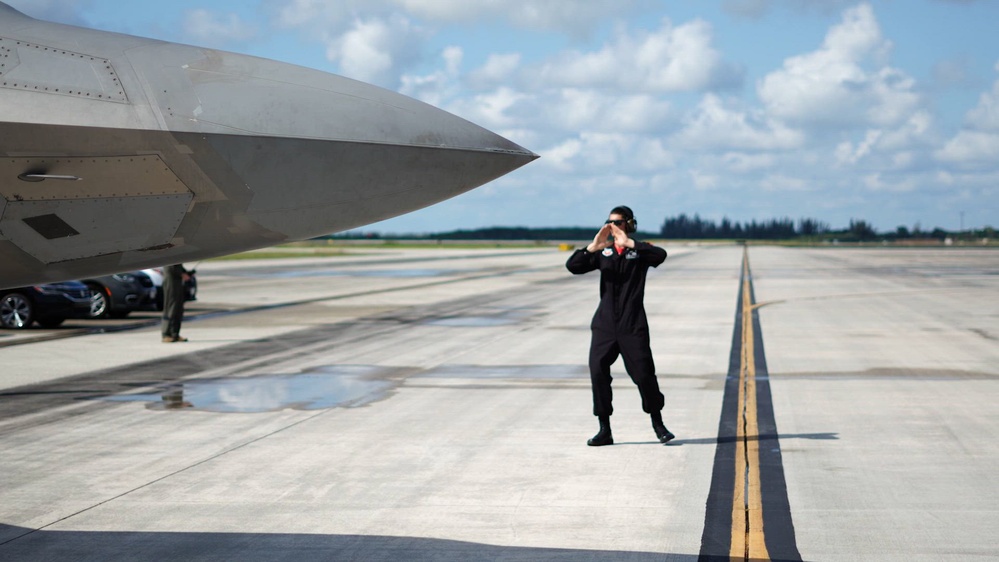 DVIDS - Video - F-22 Raptor Aerial Demonstration Team behind the scenes ...