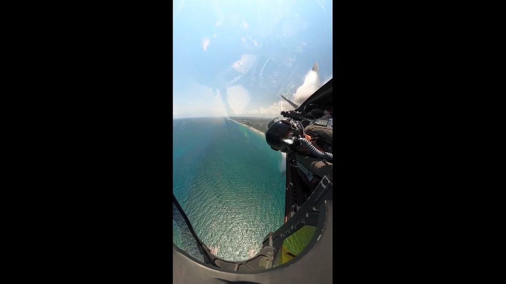 DVIDS - Video - F-22 Raptor Aerial Demonstration Team Cockpit B-Roll