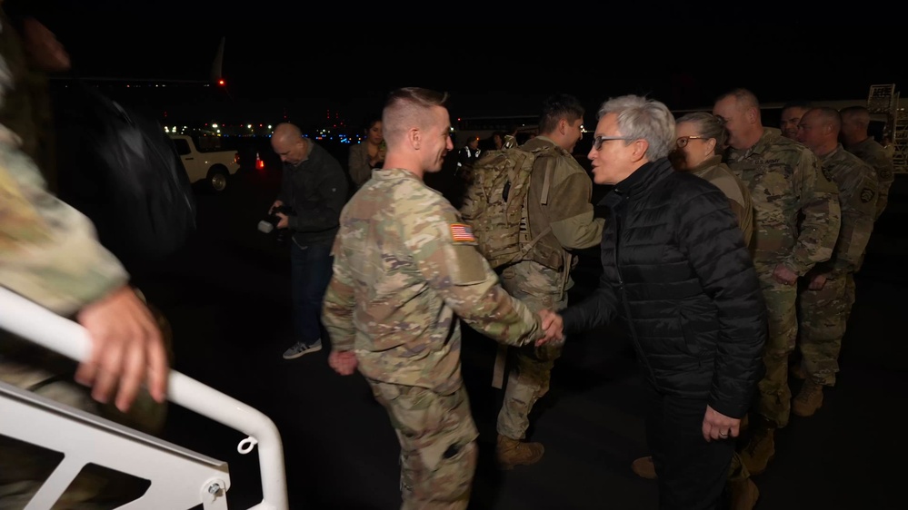 DVIDS - Video - Task Force Rose Shield Soldiers Return Home to Portland
