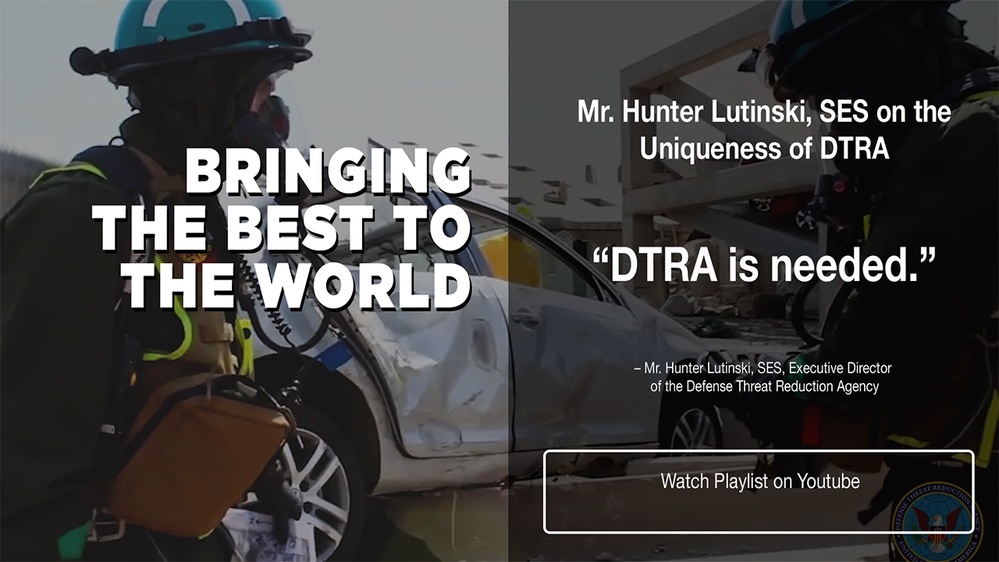 DVIDS - Video - Mr. Hunter Lutinski, SES on the Uniqueness of DTRA