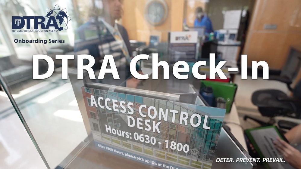 DVIDS - Video - DTRA Check-in - Onboarding Video Series