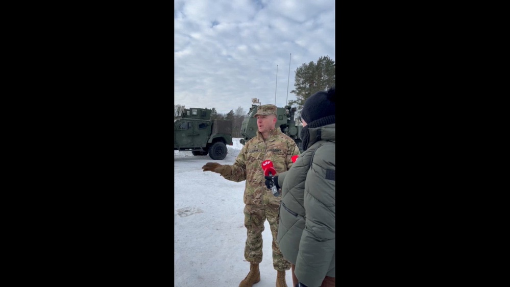 DVIDS - Video - A-roll: BG Lubas talks HIMARS, EFDI in Lithuania