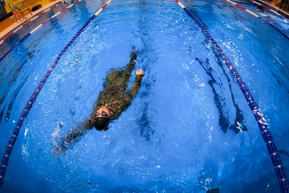 DVIDS - Video - B-Roll: SETAF-AF troops perform 100-meter swim to ...