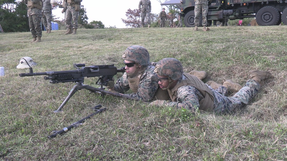 DVIDS - Video - MWCS-18 Marines practice with M240B machine gun