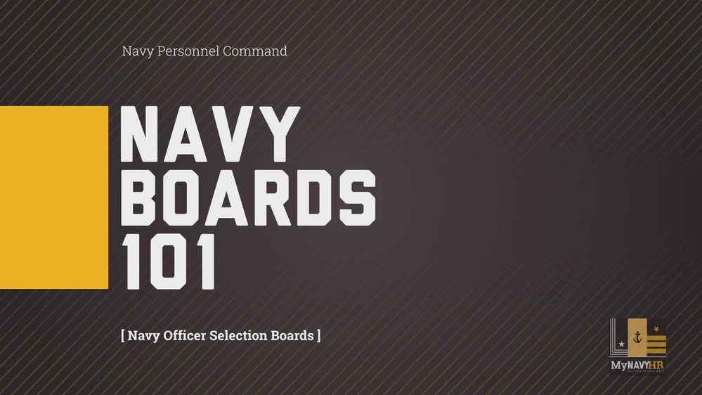DVIDS - Video - Navy Boards 101 - Officer Selection Boards