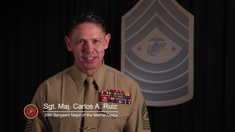 DVIDS - Video - Sergeant Major of the Marine Corps Carlos A. Ruiz on ...