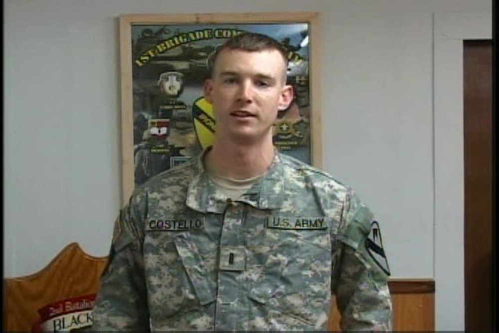DVIDS - Video - 1st Lt. William Costello