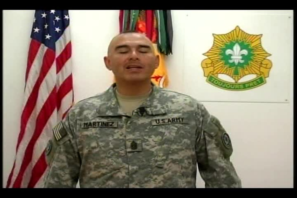 DVIDS - Video - Command Sgt. Maj. Victor Martinez