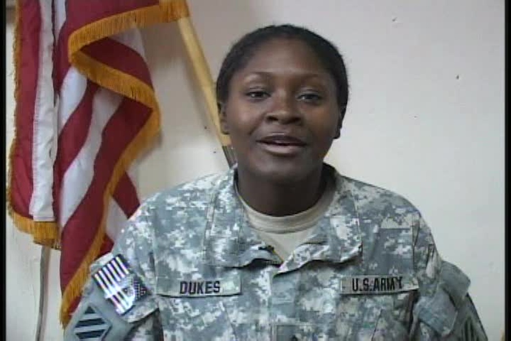 DVIDS - Video - Pfc. Jonetta Dukes