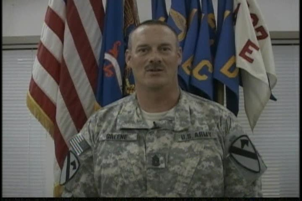 DVIDS - Video - Command Sgt. Maj. Douglas Greene
