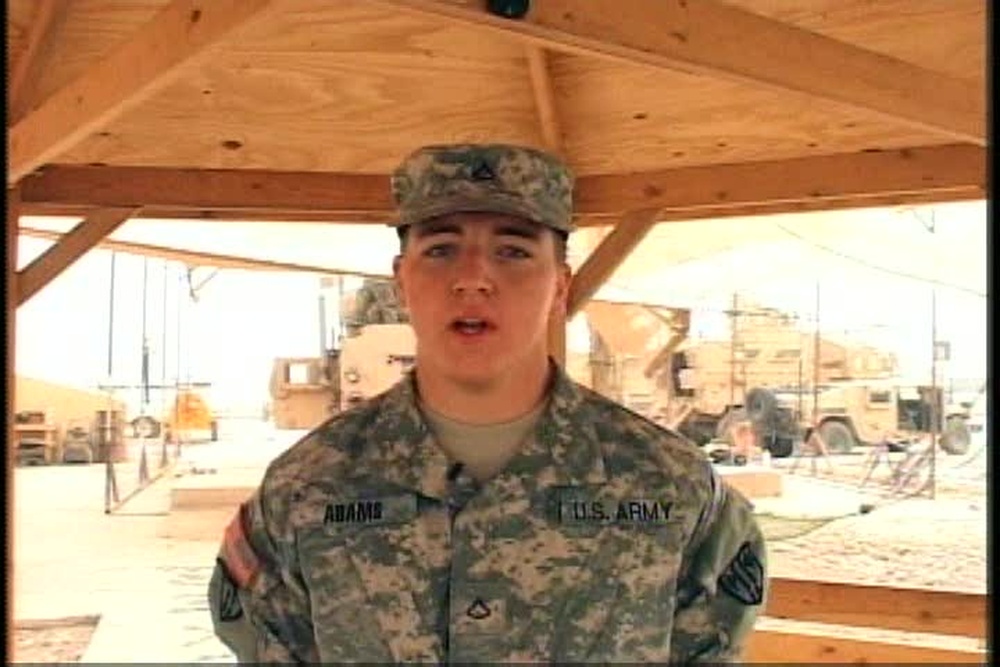DVIDS - Video - Pfc. Jarrod Adams