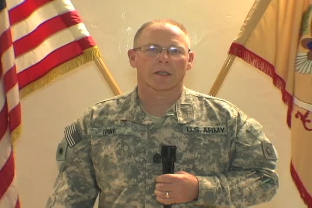 DVIDS - Video - Sgt. Maj. Timothy Lowe