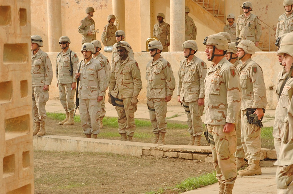 DVIDS - Images - 1SG Lewis performs roll call during a memorial service ...