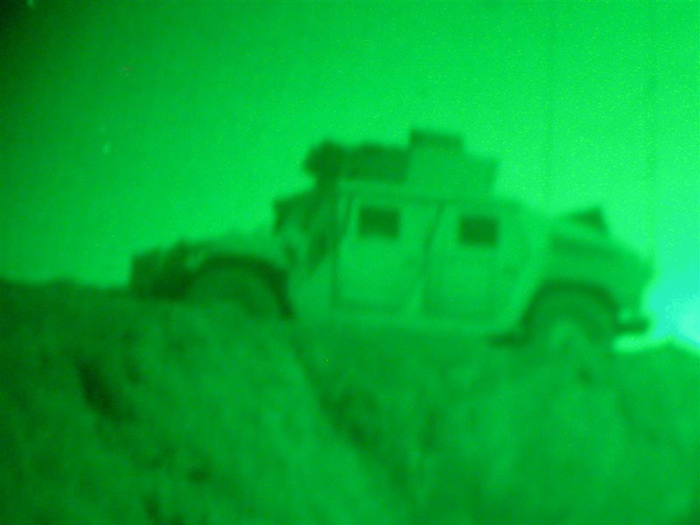 DVIDS - Images - An Up-armored Humvee, Part of a Nighttime Patrol