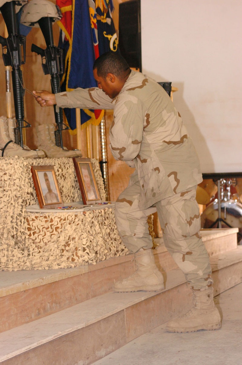 DVIDS - Images - A Soldier holds on to the identification tags [Image 2 ...