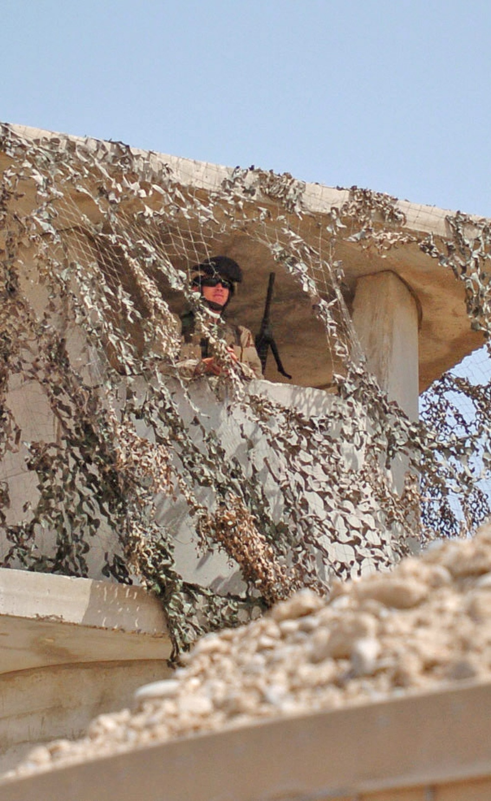 DVIDS - Images - Pfc. Eric Bowers watches the horizon from his guard ...