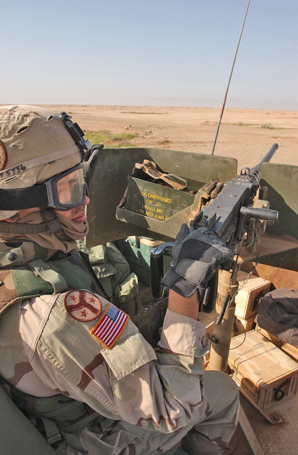 DVIDS - Images - Sgt. Joshua Dumont manns his Browning M-2 .50 [Image 1 ...