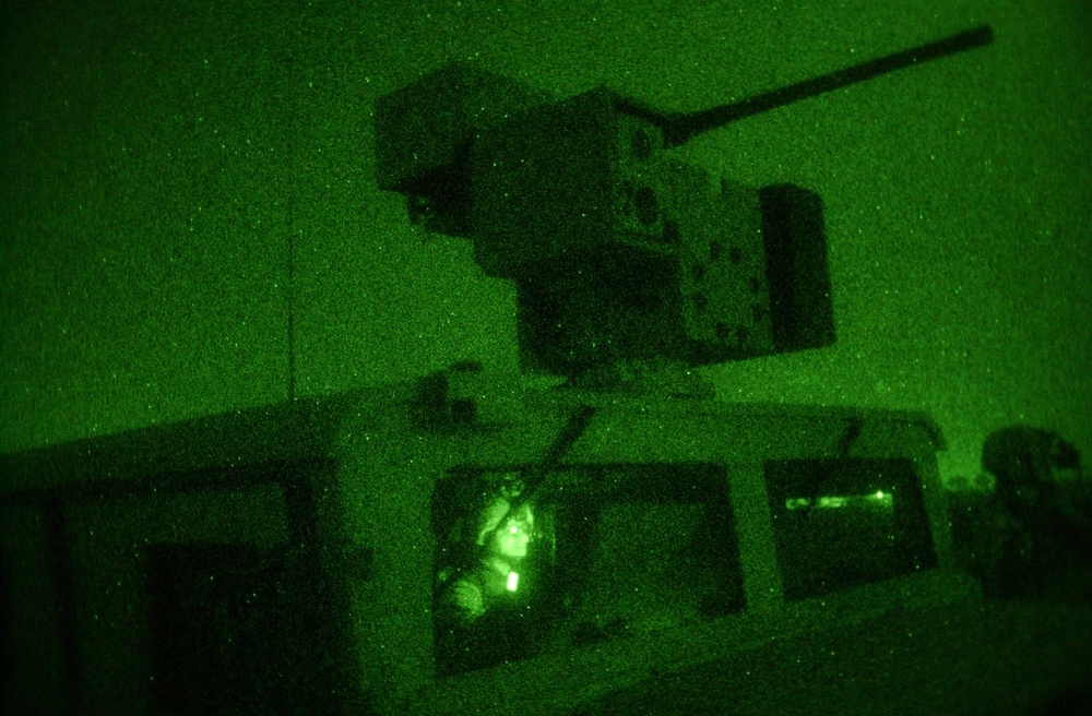 DVIDS - Images - Spc. Hargis operates from in side the safety of a ...