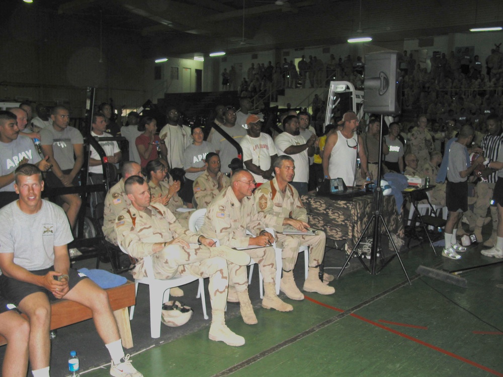 DVIDS - News - 116th BCT and 506th AEG hold boxing 'smoker' at base gym