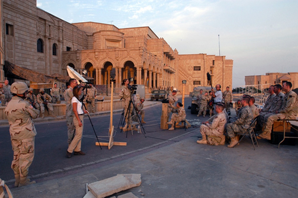 DVIDS - Images - Task Force Liberty and President George Bush [Image 3 ...