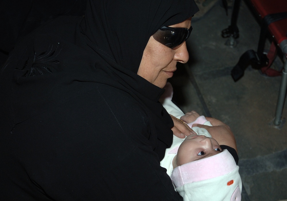 DVIDS - News - Baby Noor departs Baghdad for surgery