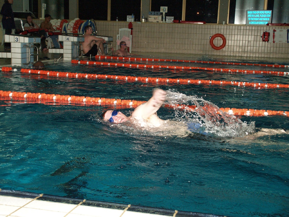 DVIDS - News - Airmen take bragging rights in swim event