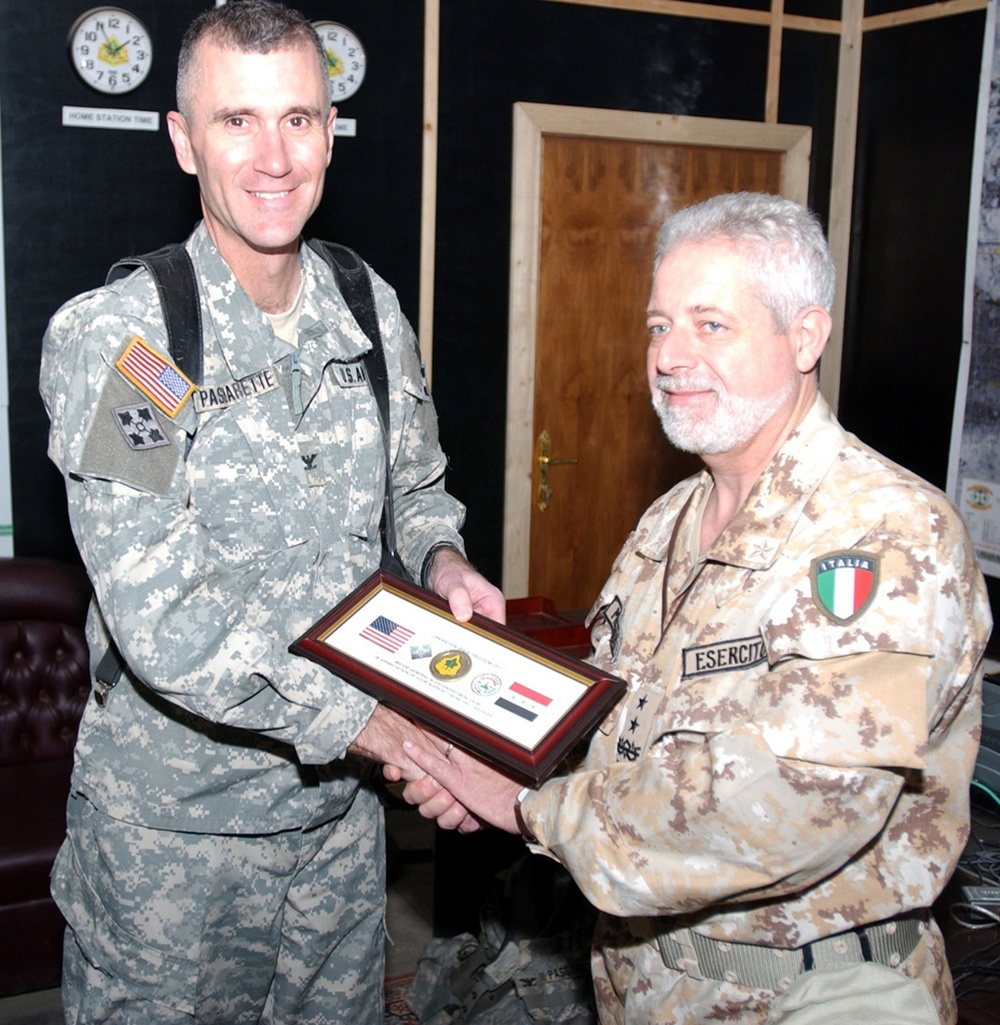 DVIDS - Images - Italian general visits troops on Camp Taji [Image 110 ...