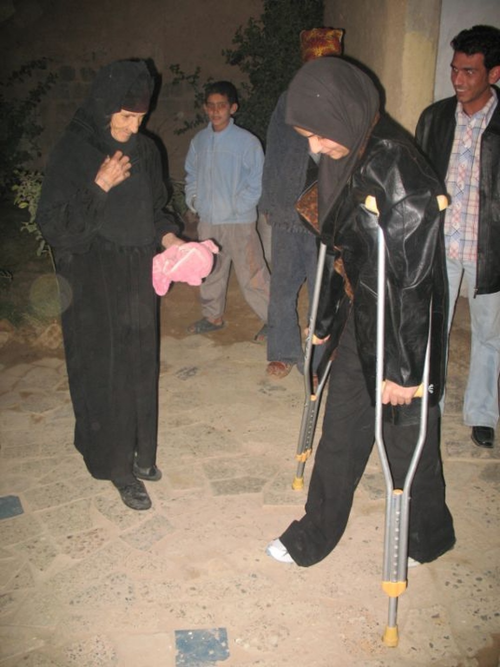 DVIDS - News - Iraqi double amputee walks out of hospital