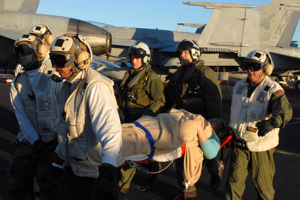 DVIDS - Images - USS Ronald Reagan Conducts Emergency Appendectomy to ...