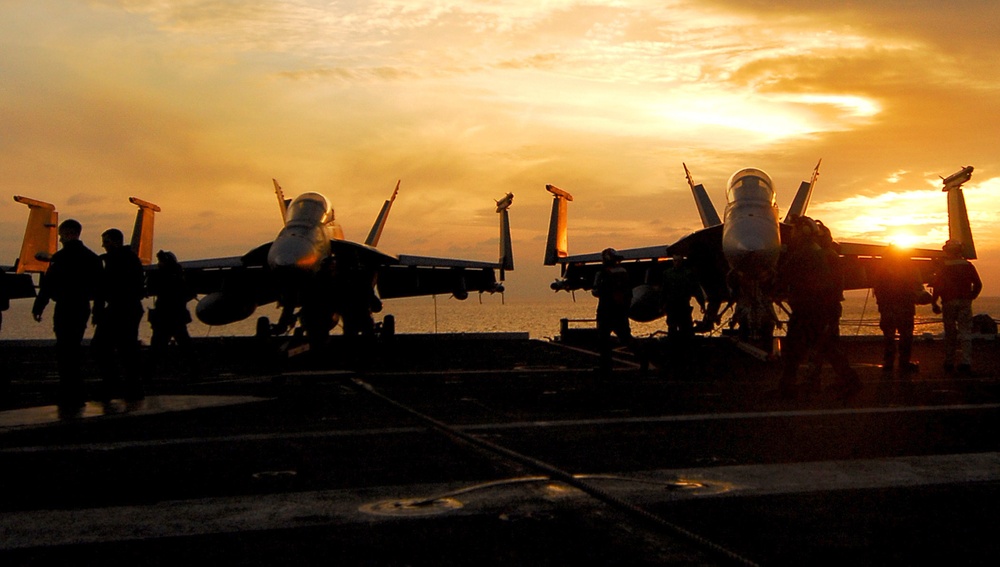 DVIDS - Images - Flight Deck Sunset [Image 1 of 2]
