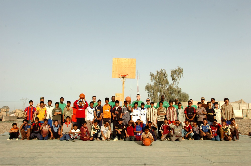DVIDS - News - Three-day camp teaches Iraqi kids basketball