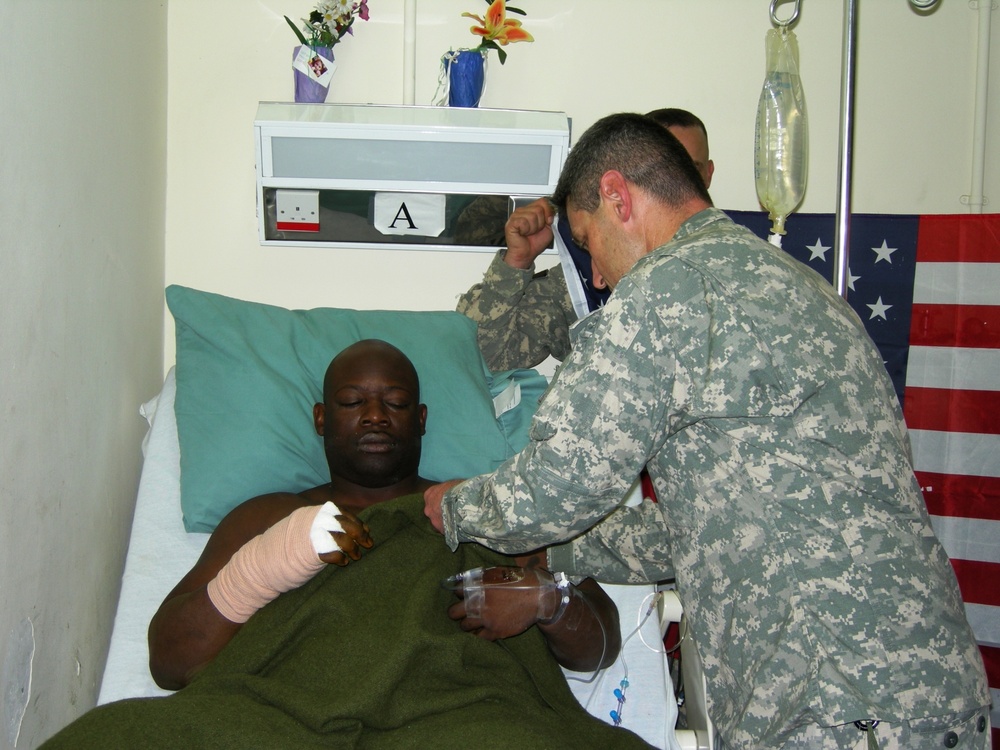 DVIDS - News - 703rd BSB Soldier receives Purple Heart