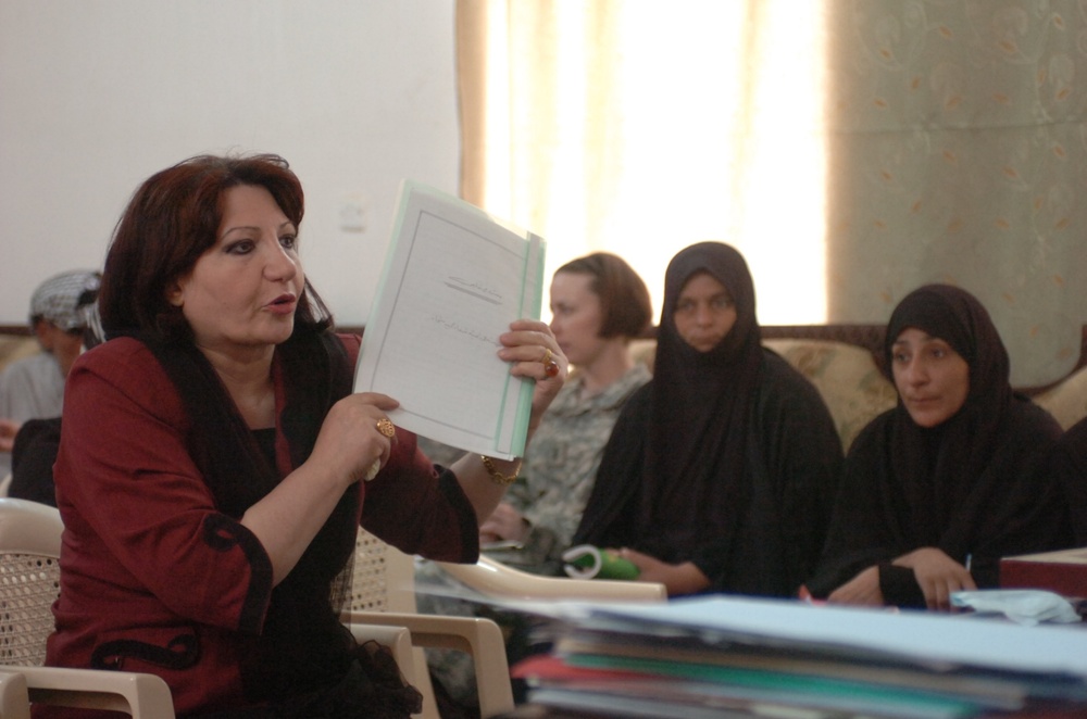 DVIDS - News - Women's committee reps meet in Mahmudiyah