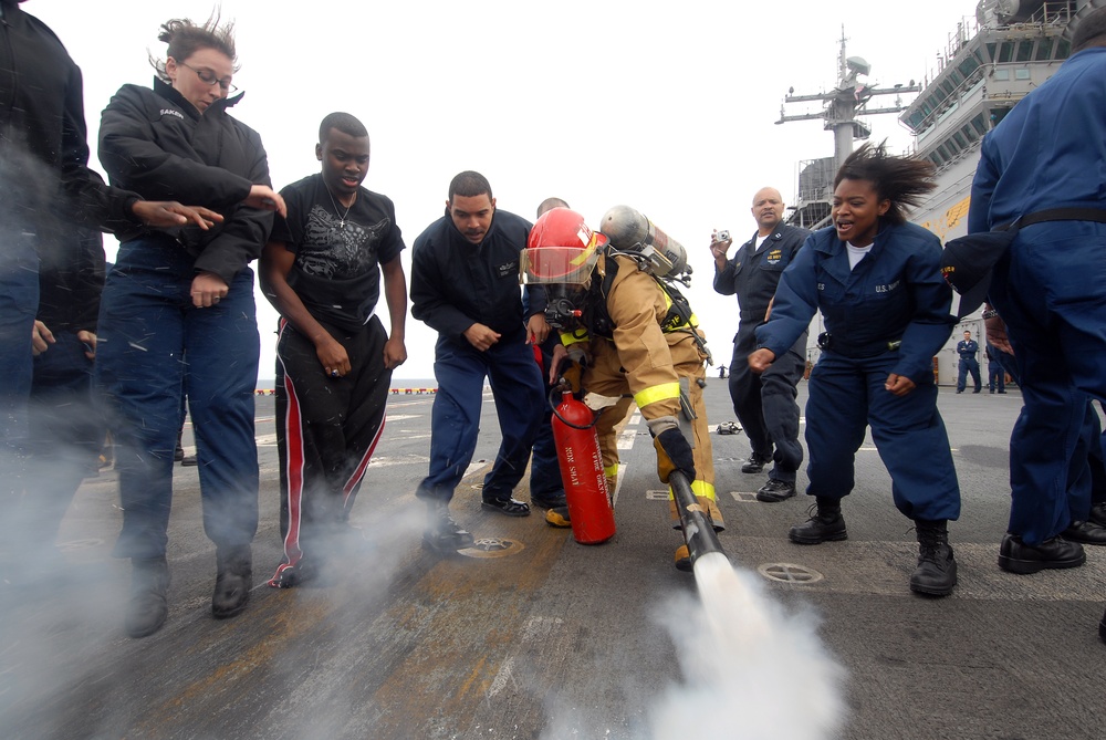 DVIDS - Images - Fire fighting techniques aboard USS Essex