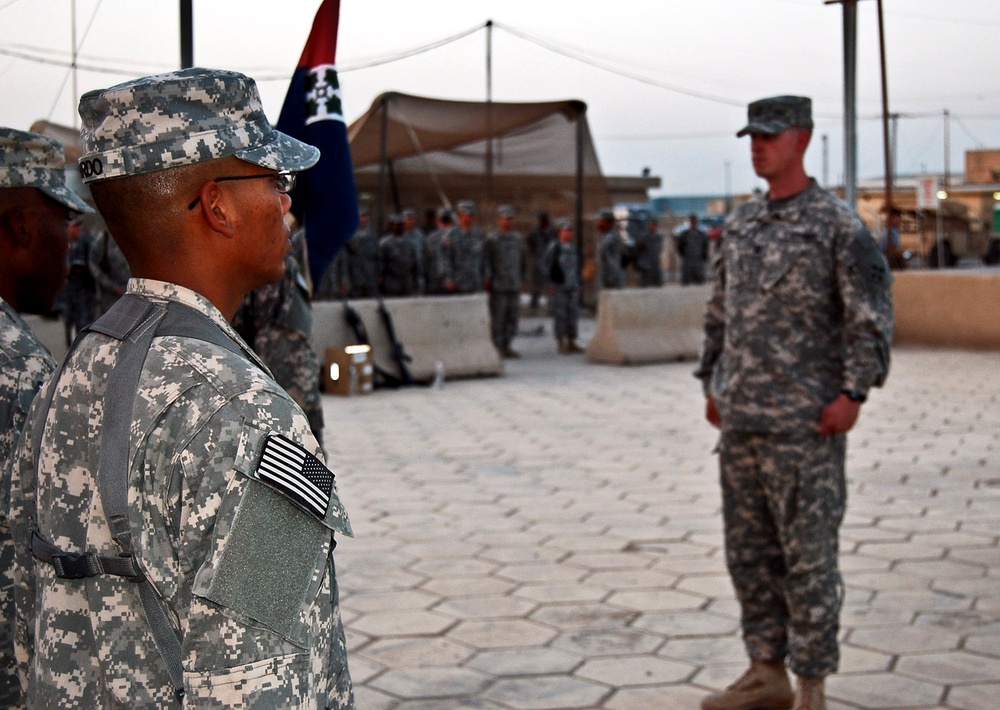 DVIDS - Images - CAB, 4th Inf. Div. Command Team awards combat patches ...