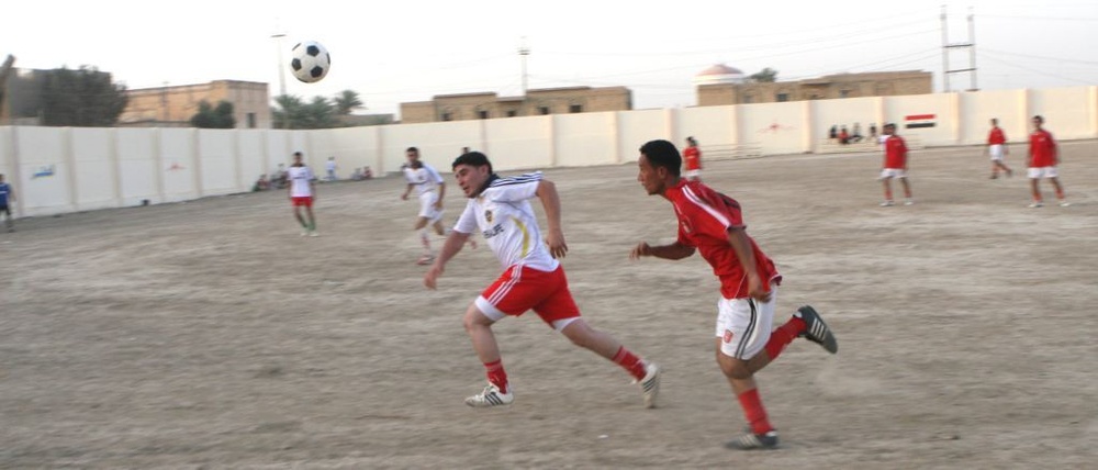 DVIDS - News - Ramadi citizens gather for soccer field reopening