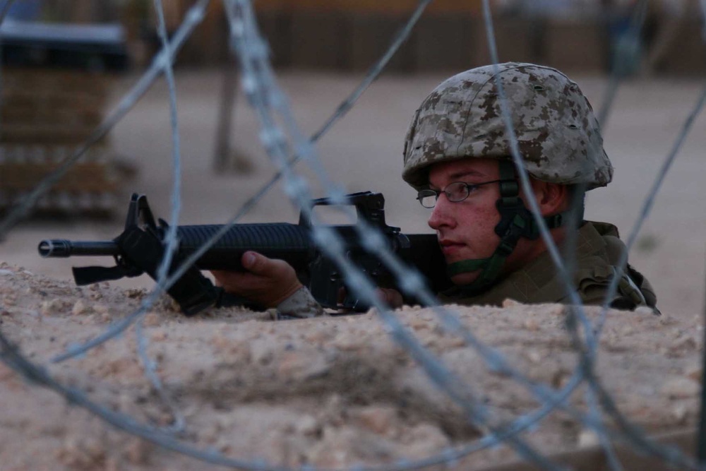 DVIDS - News - MWCG-38 Marines conduct force protection training with ...