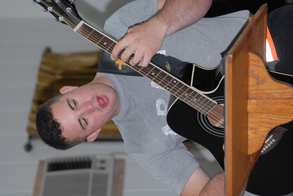 DVIDS - News - Soldiers sing praises at Forward Operating Base Rustamiyah